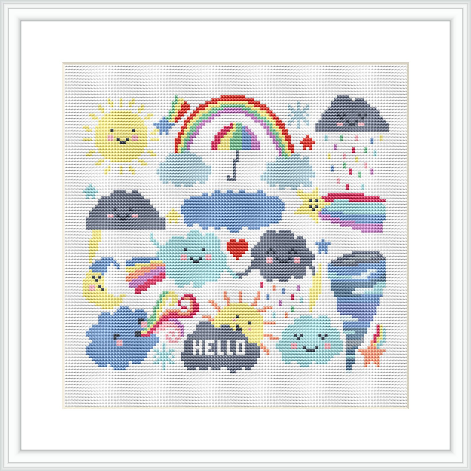 Cross stitch pattern. Hello Sunshine Weather Adventure. Hello Sunshine ...